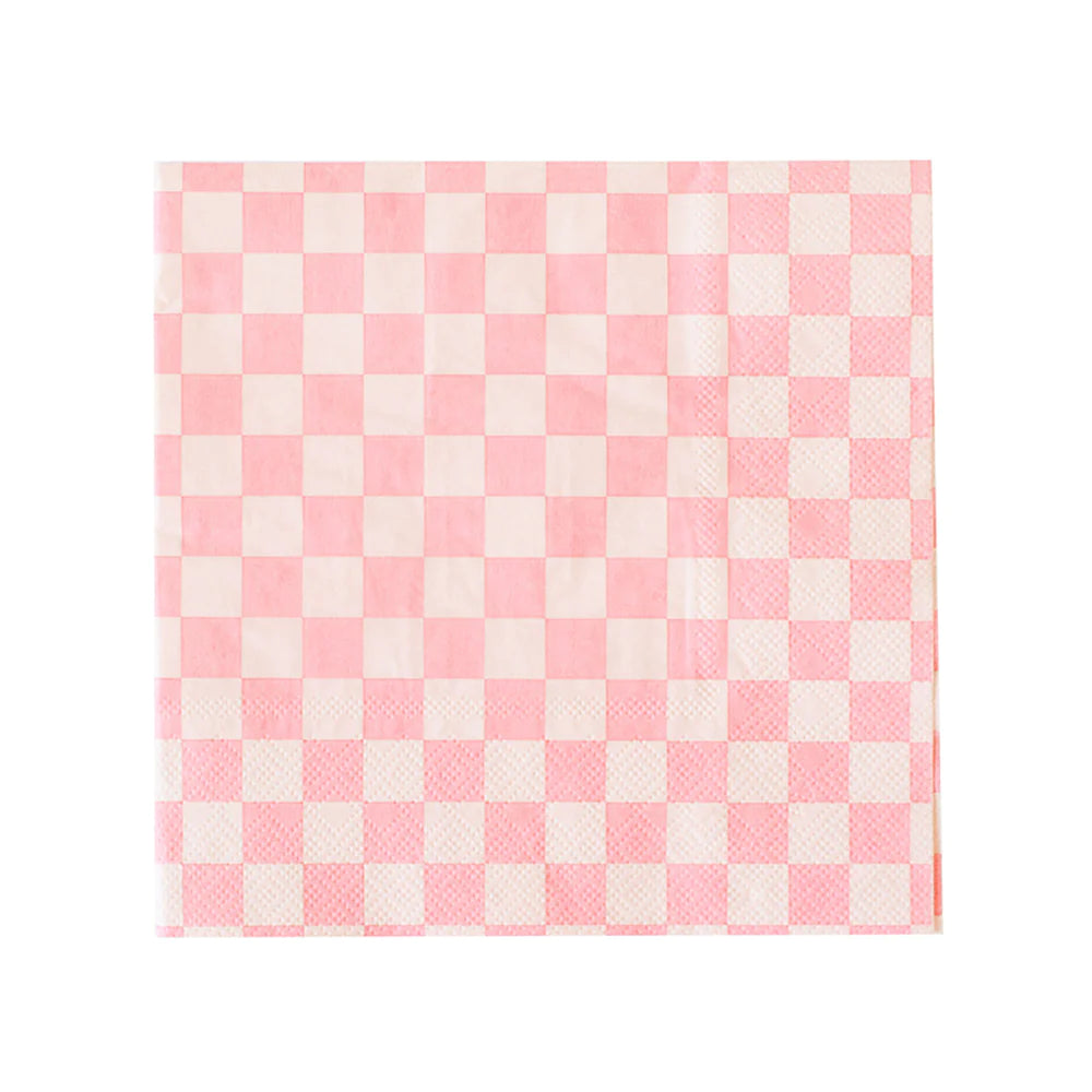 Serviette check it! Rose – Paillettes et Jujube