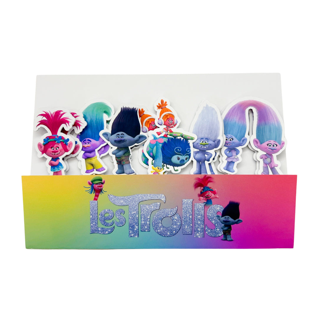 Ensemble de toppers trolls 12pc – Paillettes et Jujube