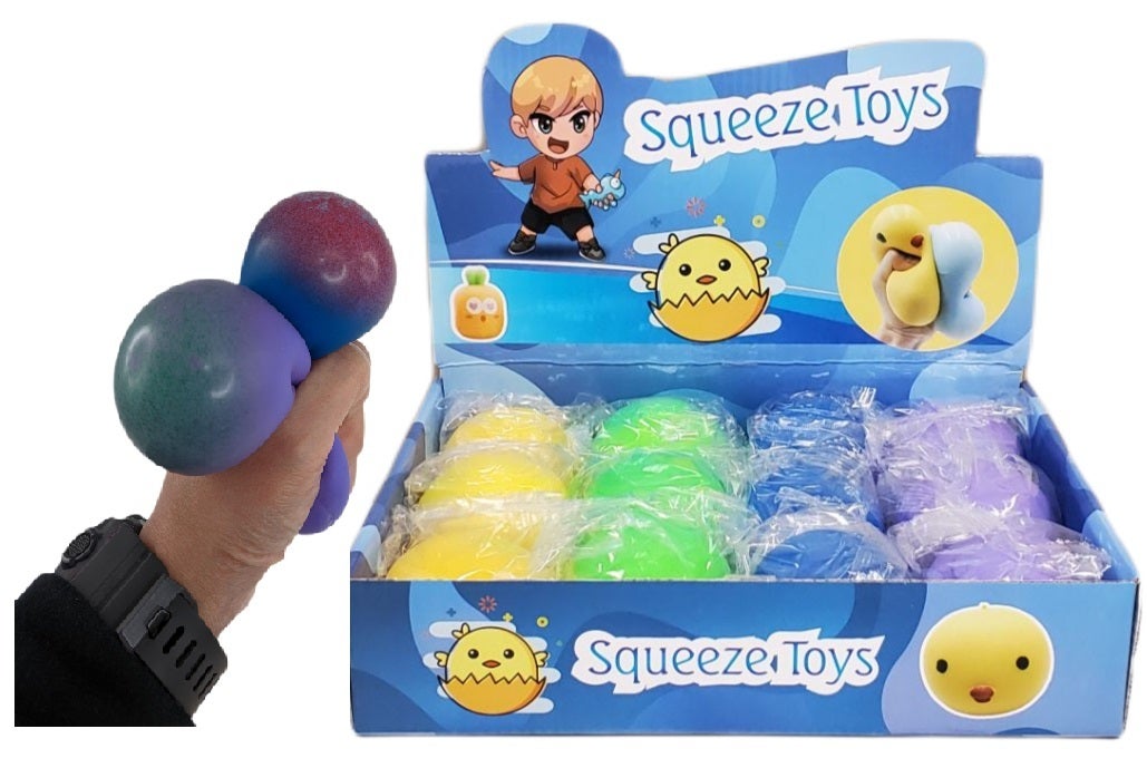 Balle Squeeze couleur changeante – Paillettes et Jujube