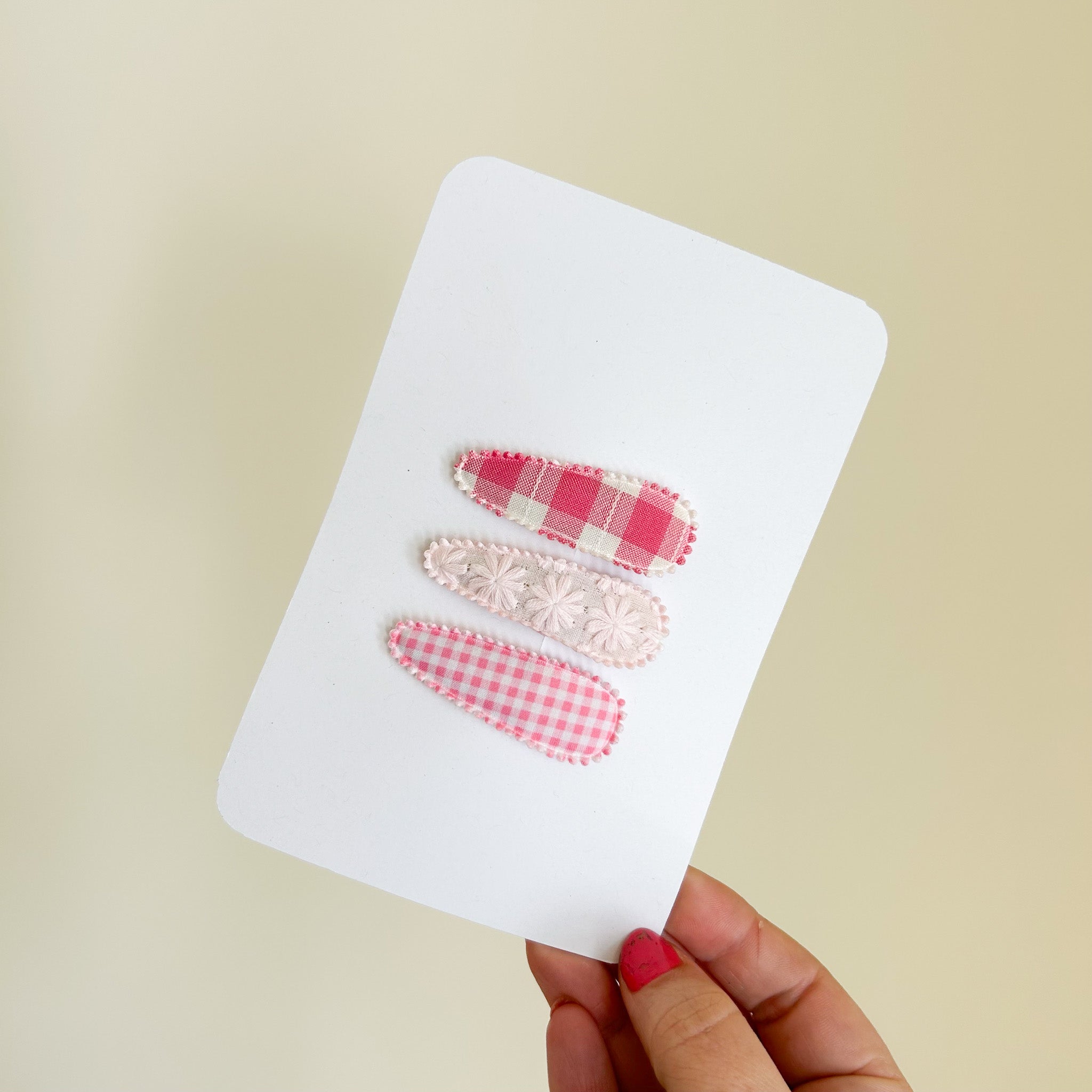 Trio clip clap – Paillettes et Jujube